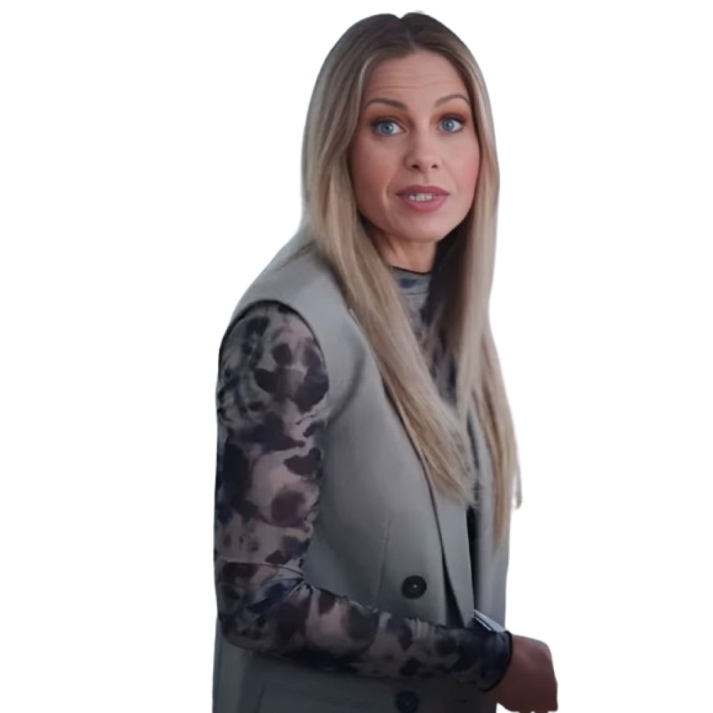 Candace Cameron Bure Vest Blazer